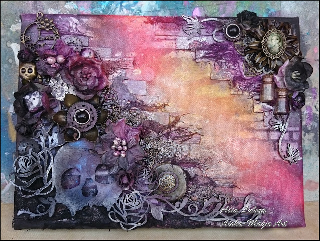 Enter into the magic: Halloween Canvas