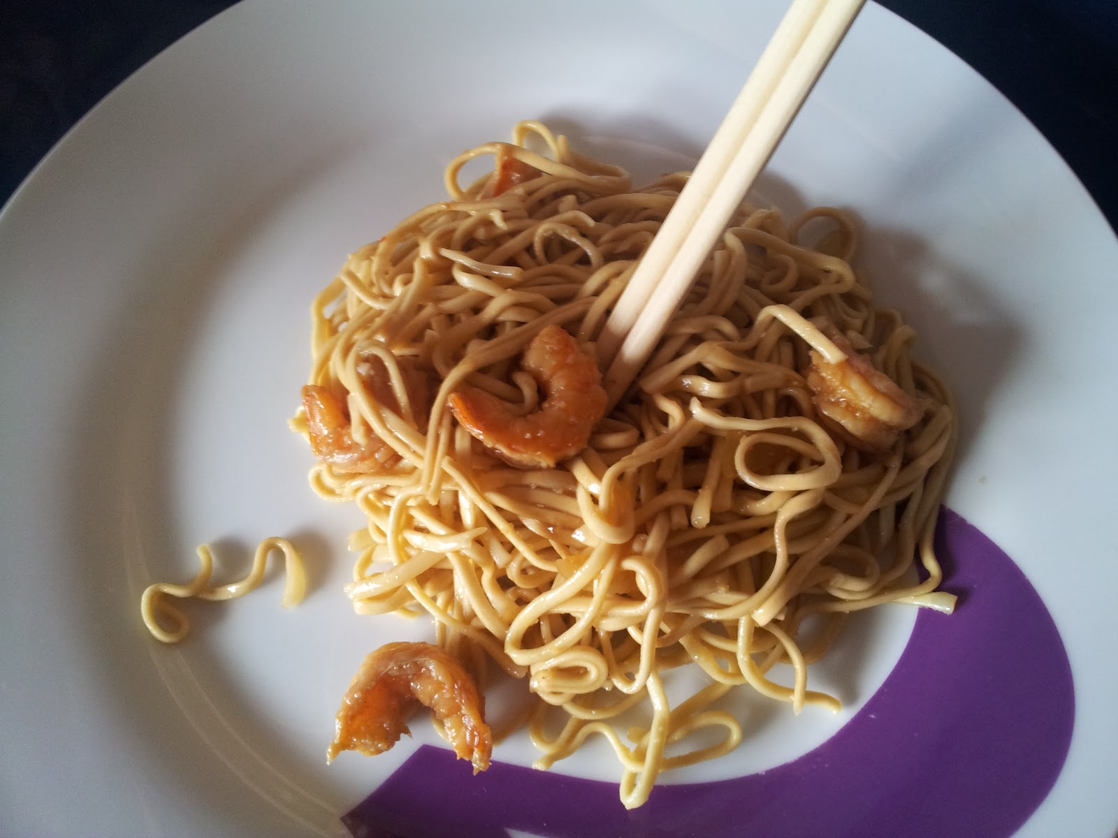 La cuisine de Mimi: Noodles aux crevettes