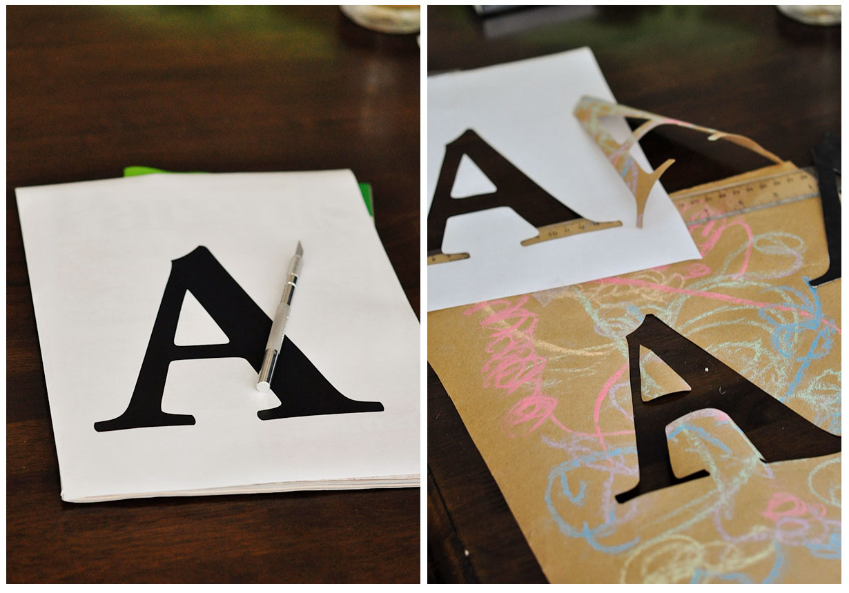 The Cheese Thief: Kids Art Display Monogram Idea