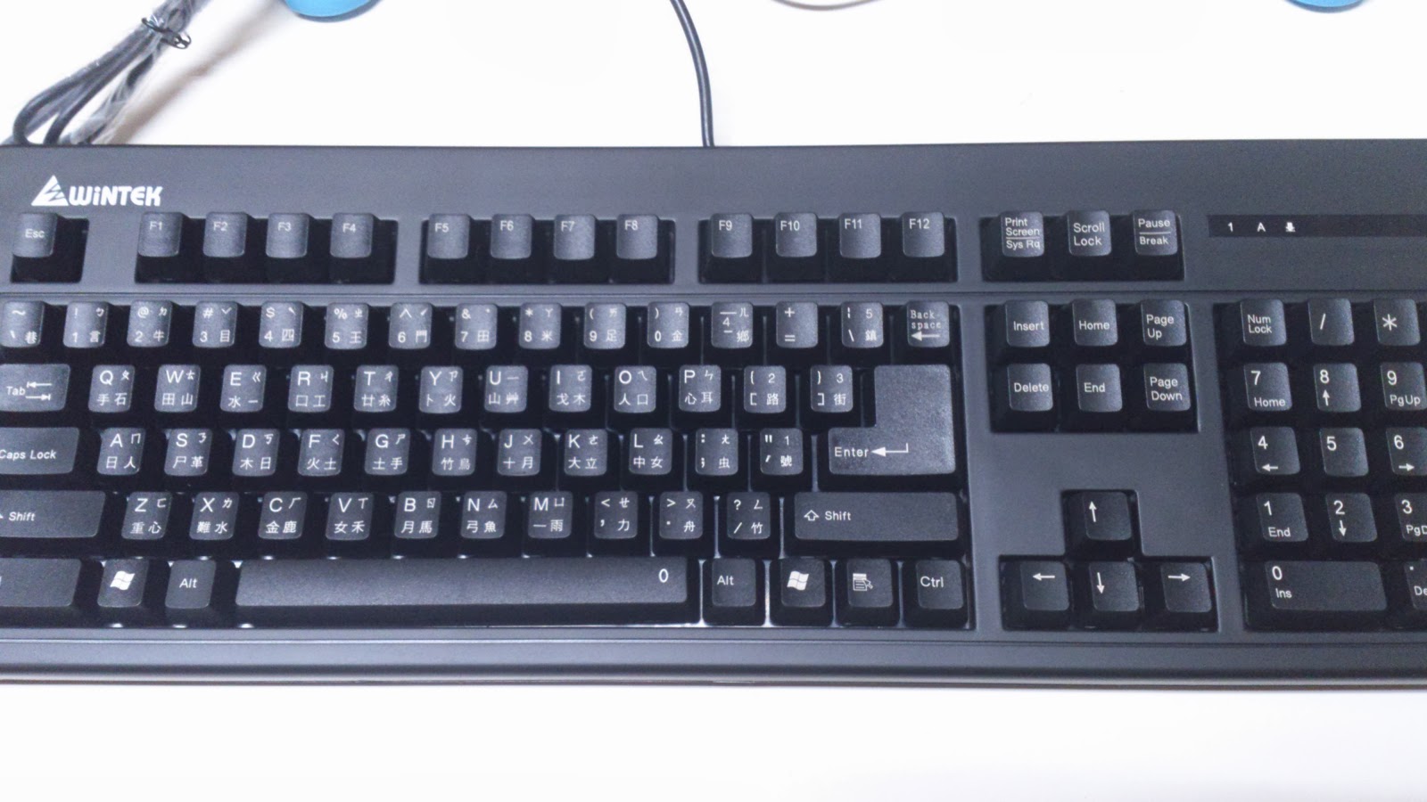 BlueSpace: WINTEK 文鎧 WK750 機械式鍵盤 開箱