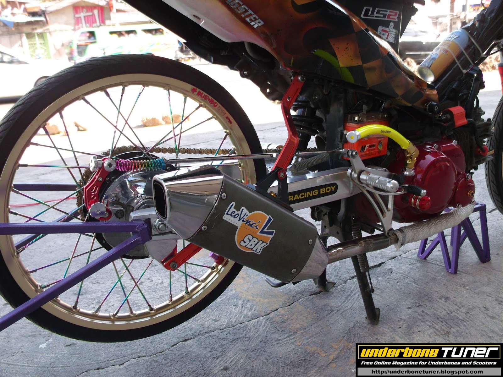 underbone tuner: Thai Style Yamaha Vega Force Dragster