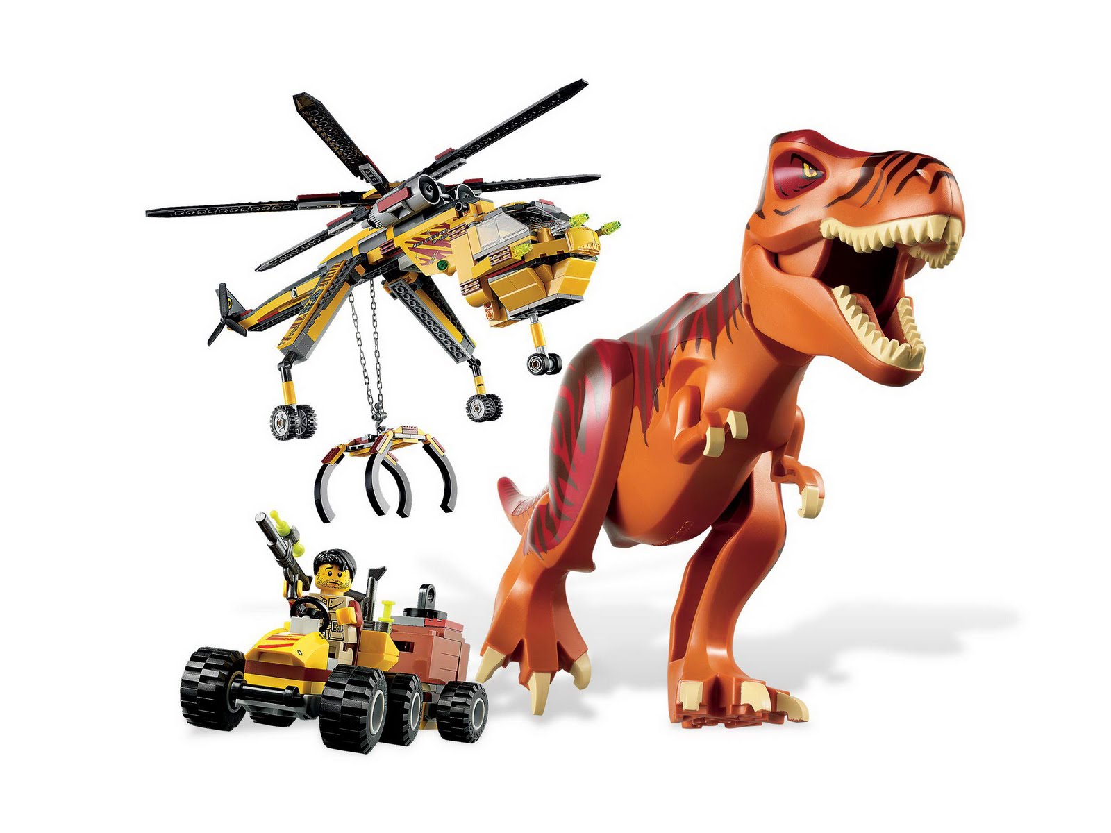 onetwobrick29: LEGO set database: set database: LEGO 5886 t-rex hunter