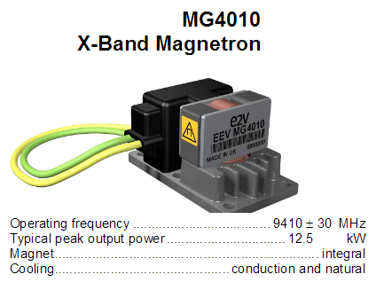 ELECTRONICS MARINE NAVIGATION SPECIALIST: MAGNETRON MG 4010
