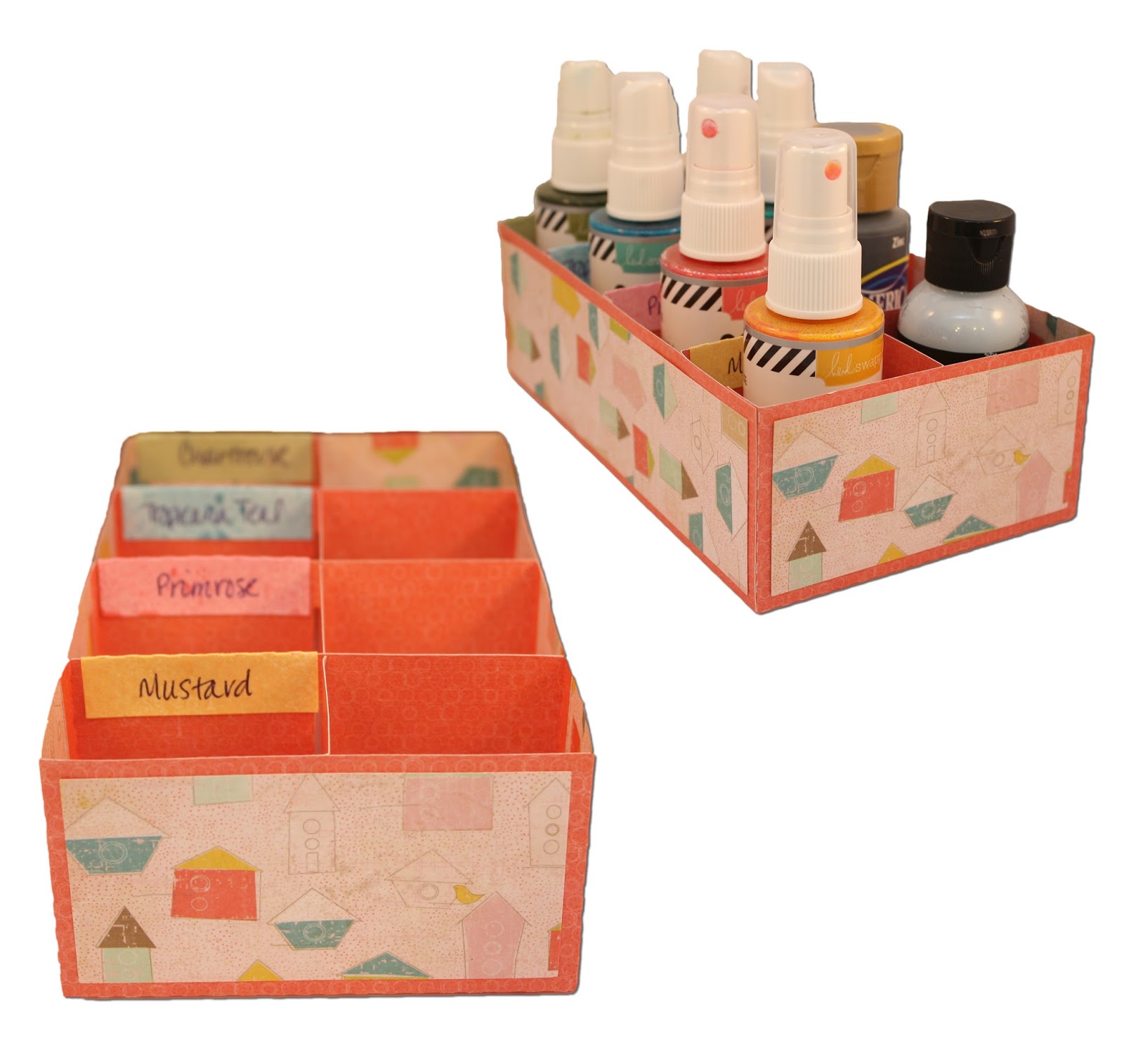 Paint and Spritz Ink Holder | Bits of Paper