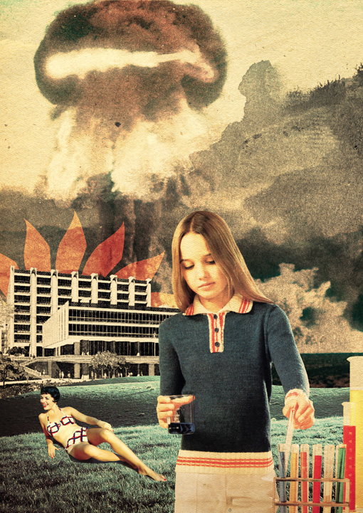 Julien Pacaud. Collage | Doctor Ojiplático