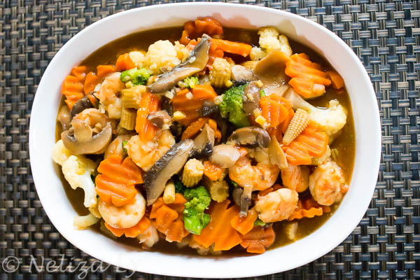 Instant Pot Chop Suey or Mixed Vegetables with Air fryer Crispy Noodle