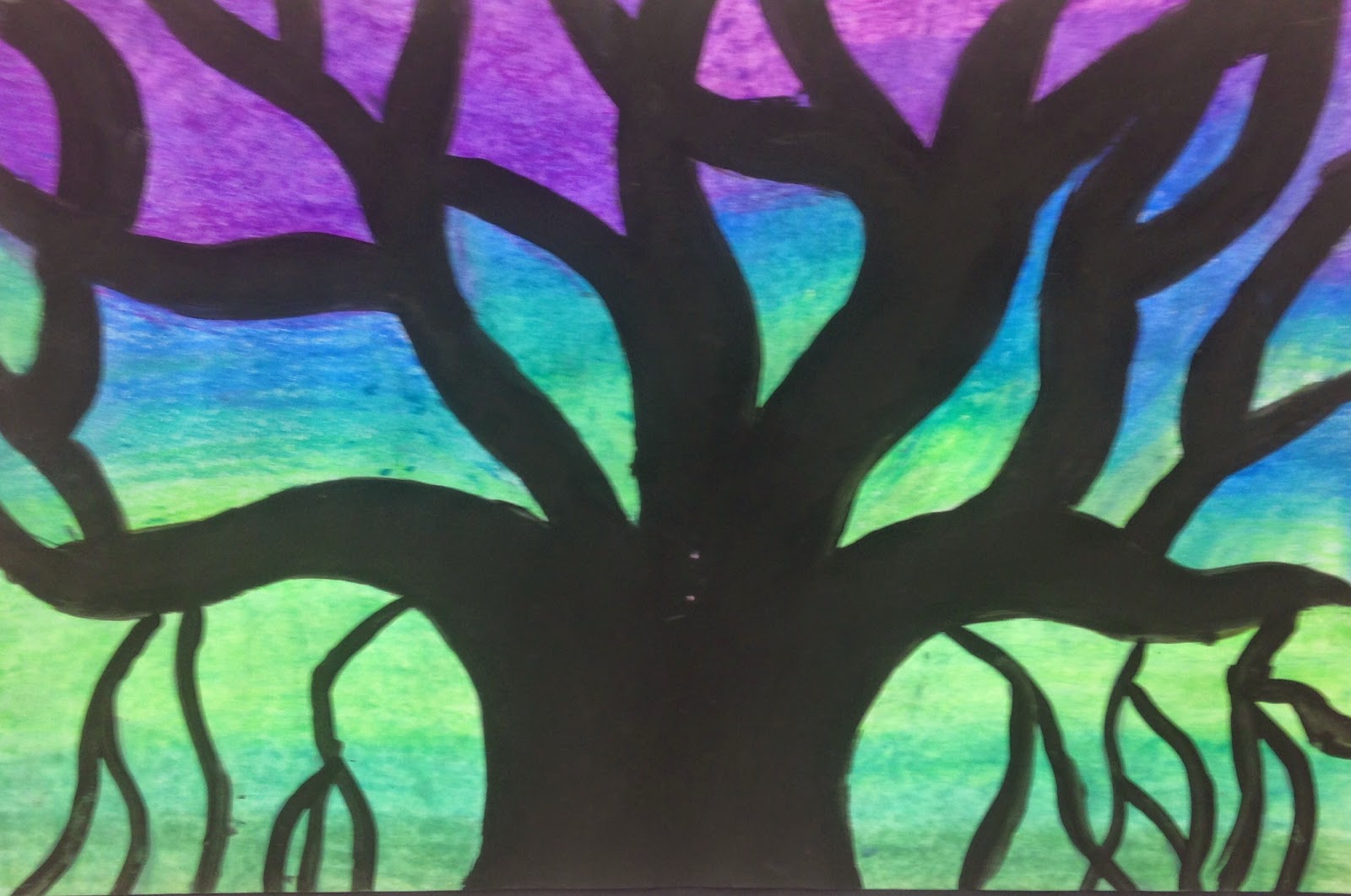 Sylvandale Middle School Art Class: Blazing Banyan Tree