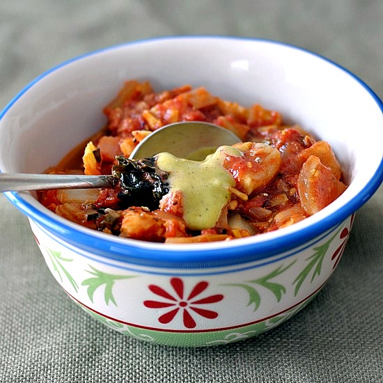 Salt cod chowder with garlic aioli ~ Meggan Backwood