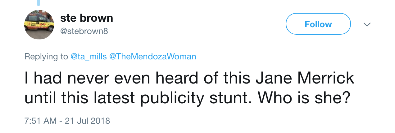 Zelo Street: Who Is Jane Merrick?