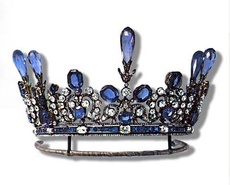 Marie Poutine's Jewels & Royals: Sapphire and Diamond Tiaras