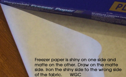 Wayward Girls' Crafts: Freezer Paper Applique