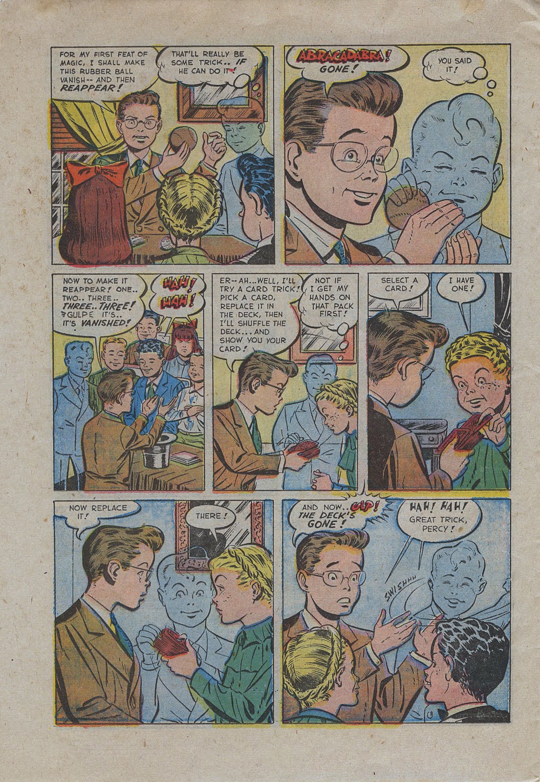 Four-Color Shadows: Invisible Boy-Approved Comics-1954