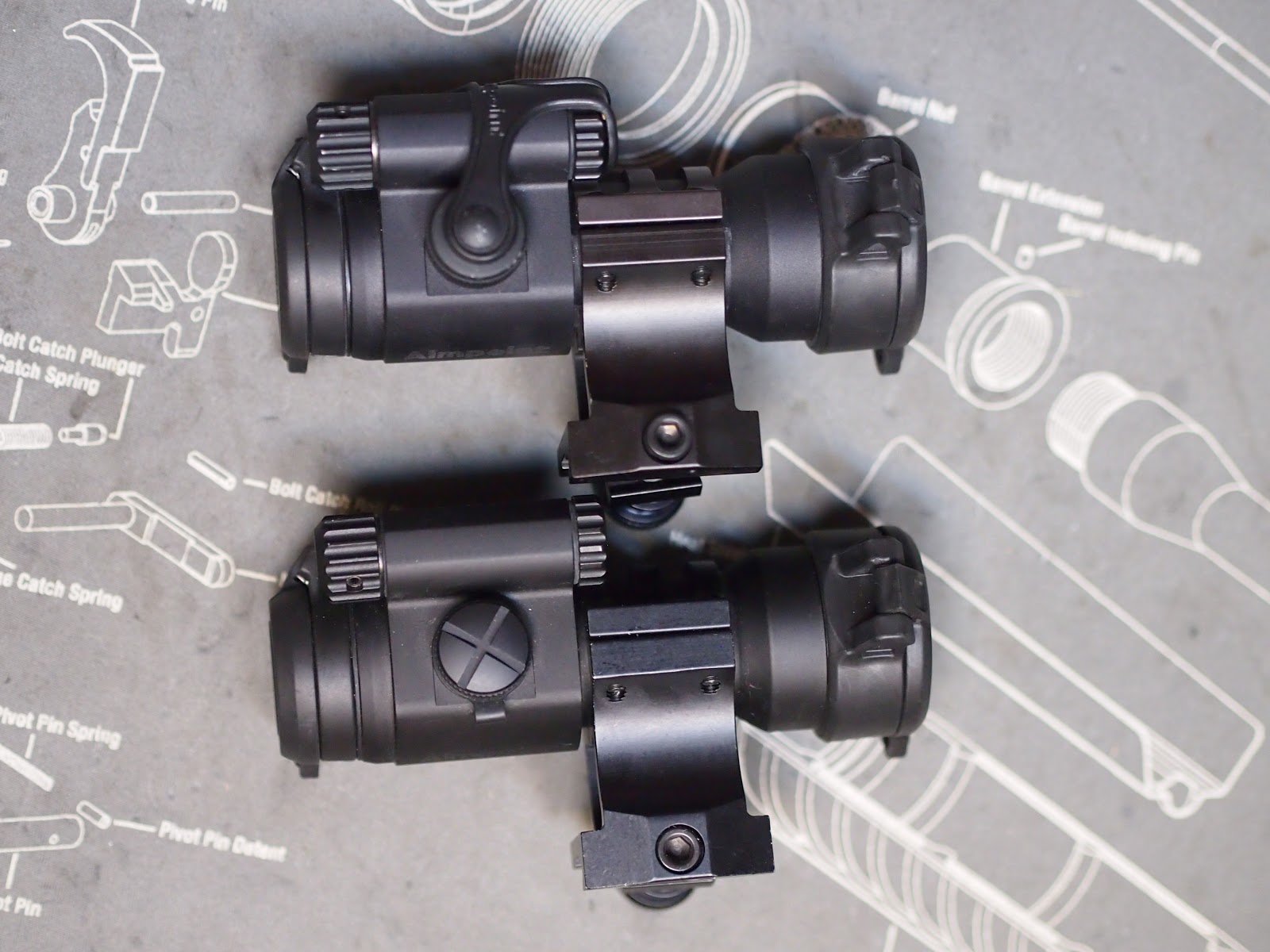 Mister Donut's Firearms Blog: Aimpoint Comp M2 with Wilcox mount