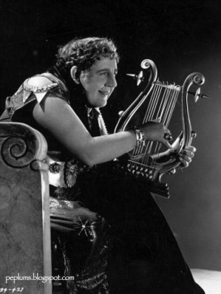 PEPLUM TV: Nero and his lyre while Rome burns