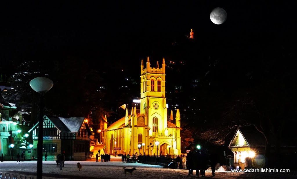 Cedar Hill Lodge - (Shimla) - Himachal Pradesh.: Christ Church Shimla ...