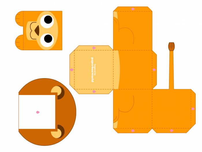 Papercraft edisi Binatang (Format Jpeg tinggal print) - Desain Hidupmu