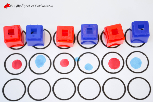 Dot and Build Patterns: Math Activity and Free Printable - A Little ...