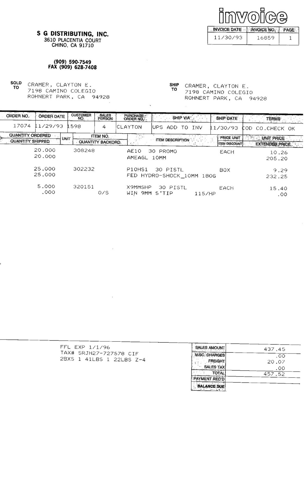 Clayton Cramer.: Blast From The Past