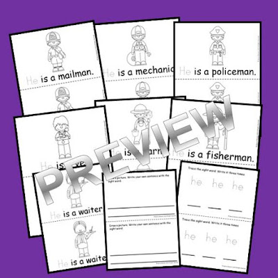 Dr. Clements' Kindergarten : Emergent Reader: Sight Word: HE (Community ...