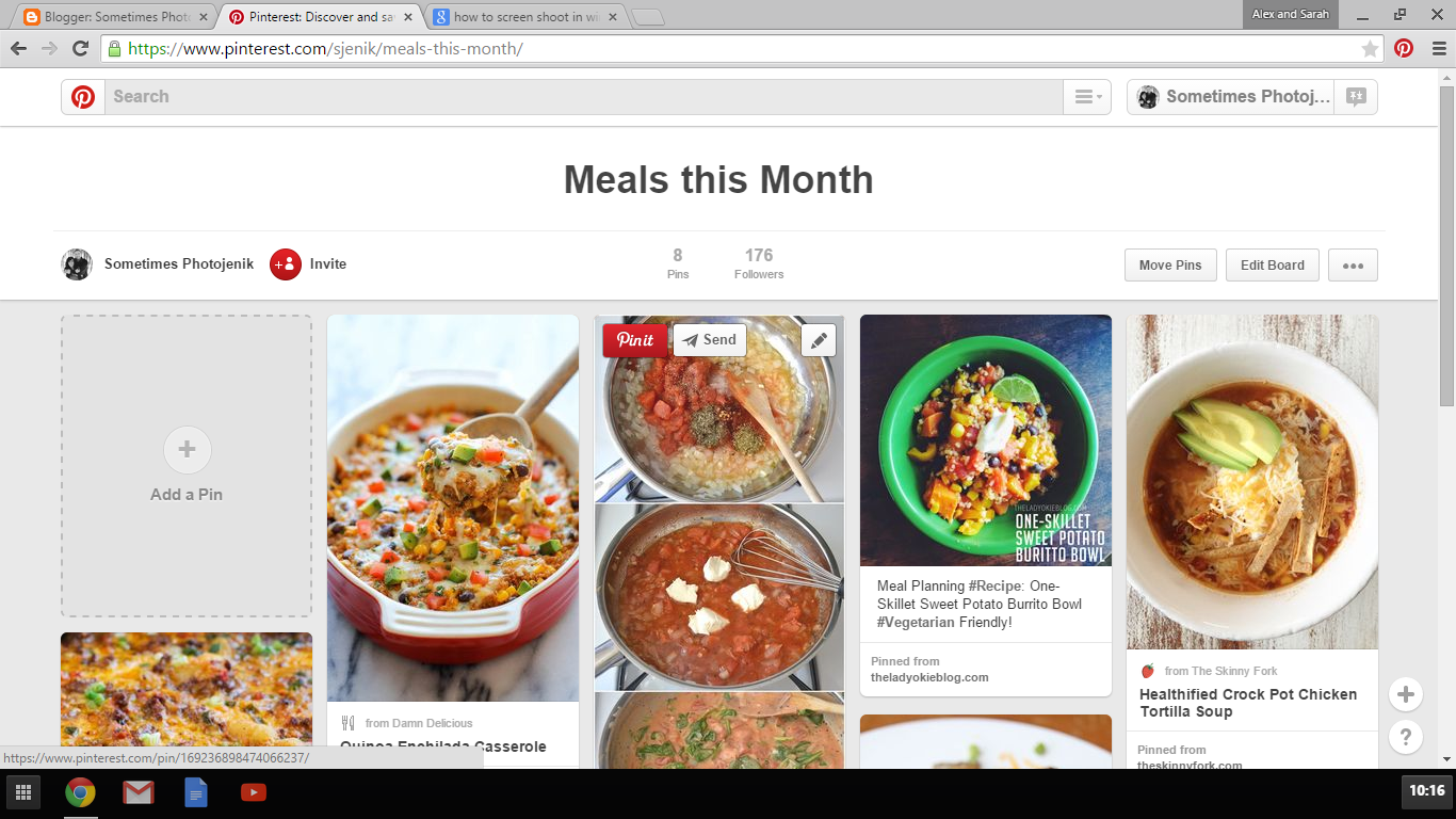 Sometimes Photojenik: Using Pinterest to Make Meal Planning Easier