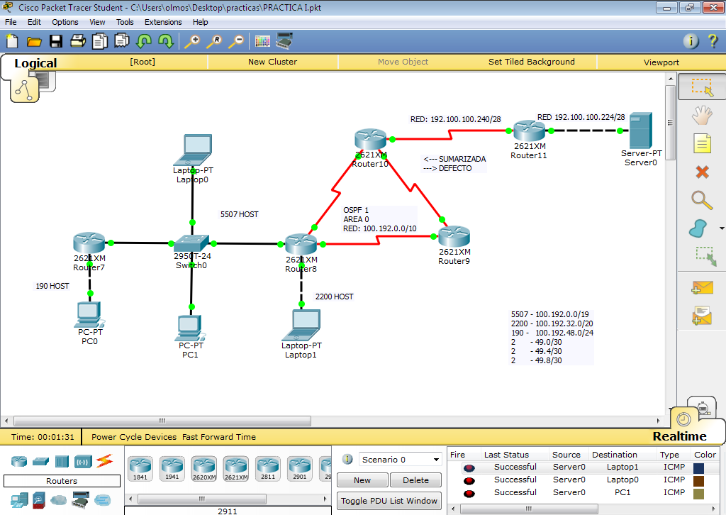 REDES VIRTUALES: Practica1
