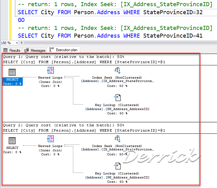 德瑞克：SQL Server 學習筆記: [SQL Server] Look at Execution Plan and index: use Index Hint, WITH ...