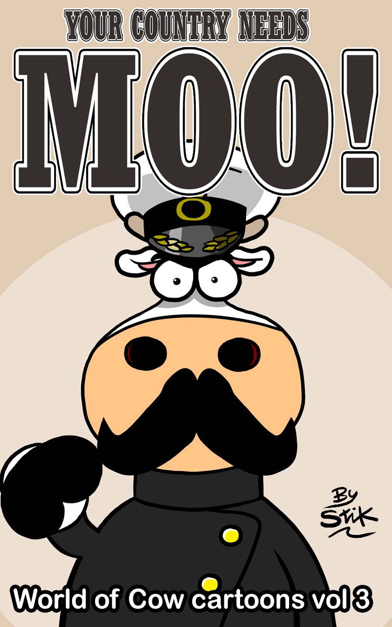 The Cartoonist known as StiK: FREE World of Cow Kindle book