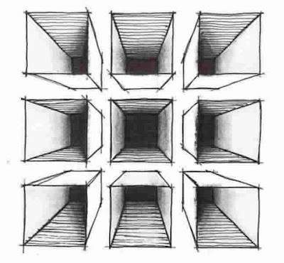 artistica+mente: práctica de cubos en perspectiva