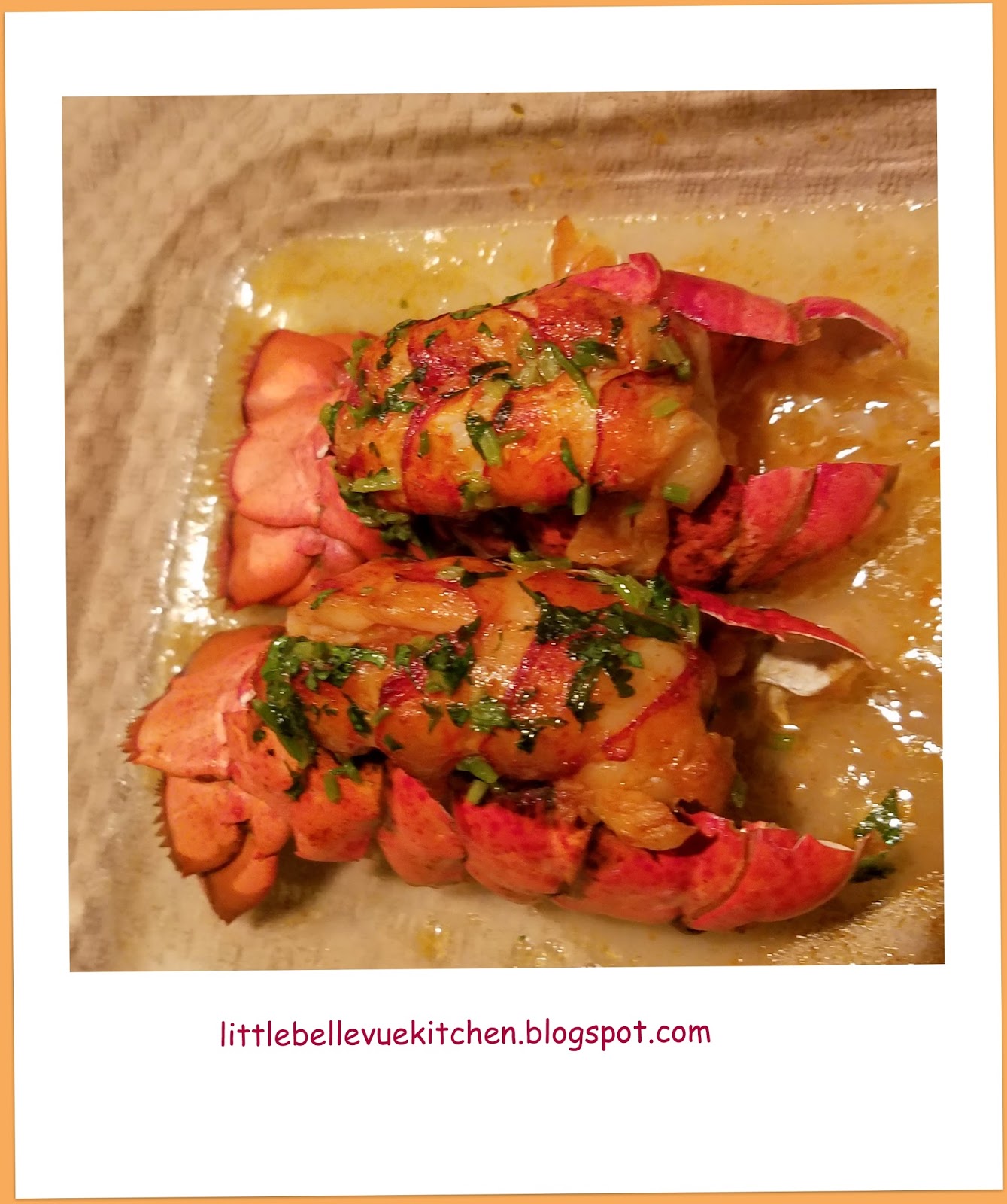 Little Bellevue Kitchen: Baked Lobster Tail