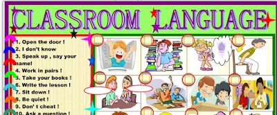 We Love English: Classroom language - Interactive worksheet