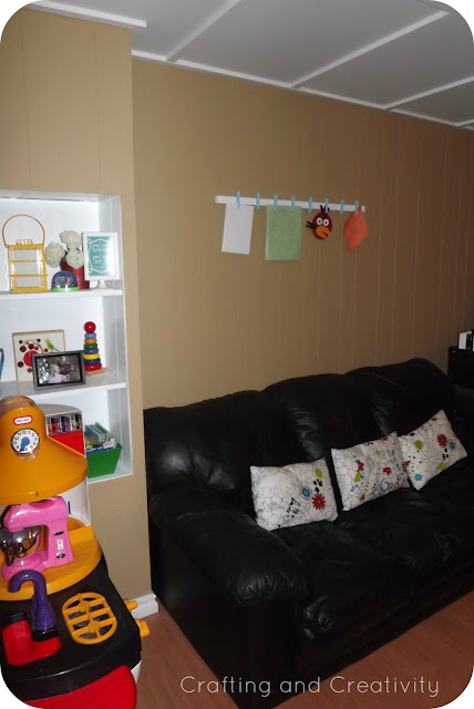 Crafting and Creativity: DIY Kids' Artwork Board