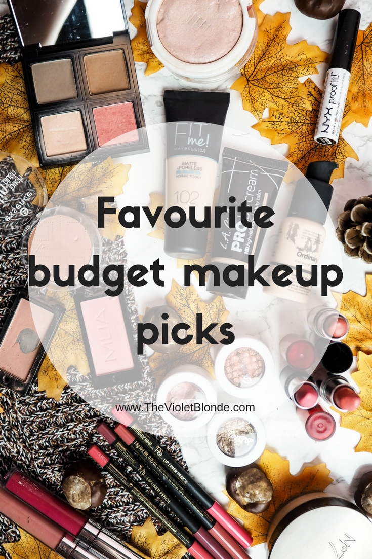 Favourite budget makeup picks - The Violet Blonde