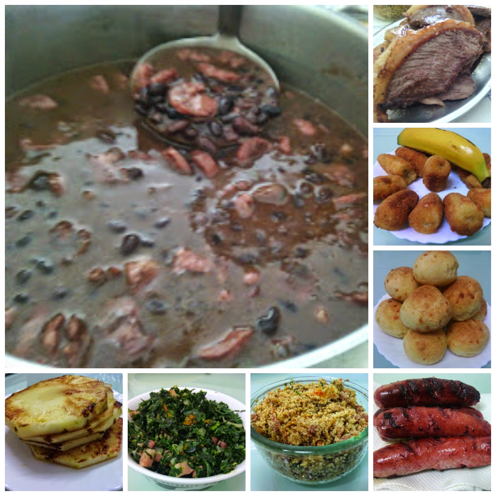 Feijoada brasileira e seus acompanhamentos - Baú da Conceição