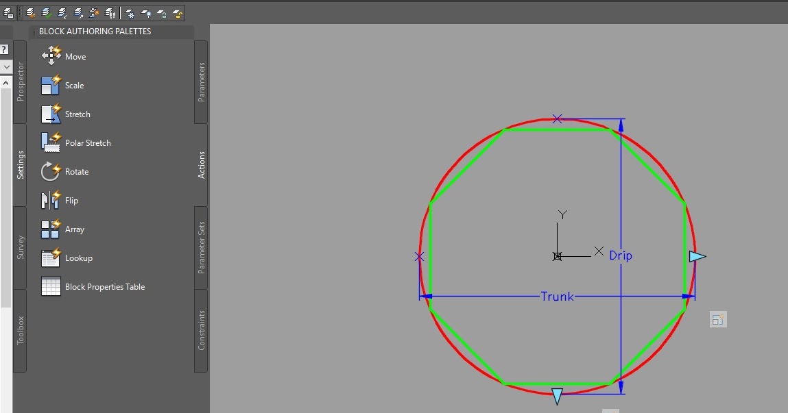 Tim's Civil 3D blog: A dynamic block that reads tree trunk and drip ...