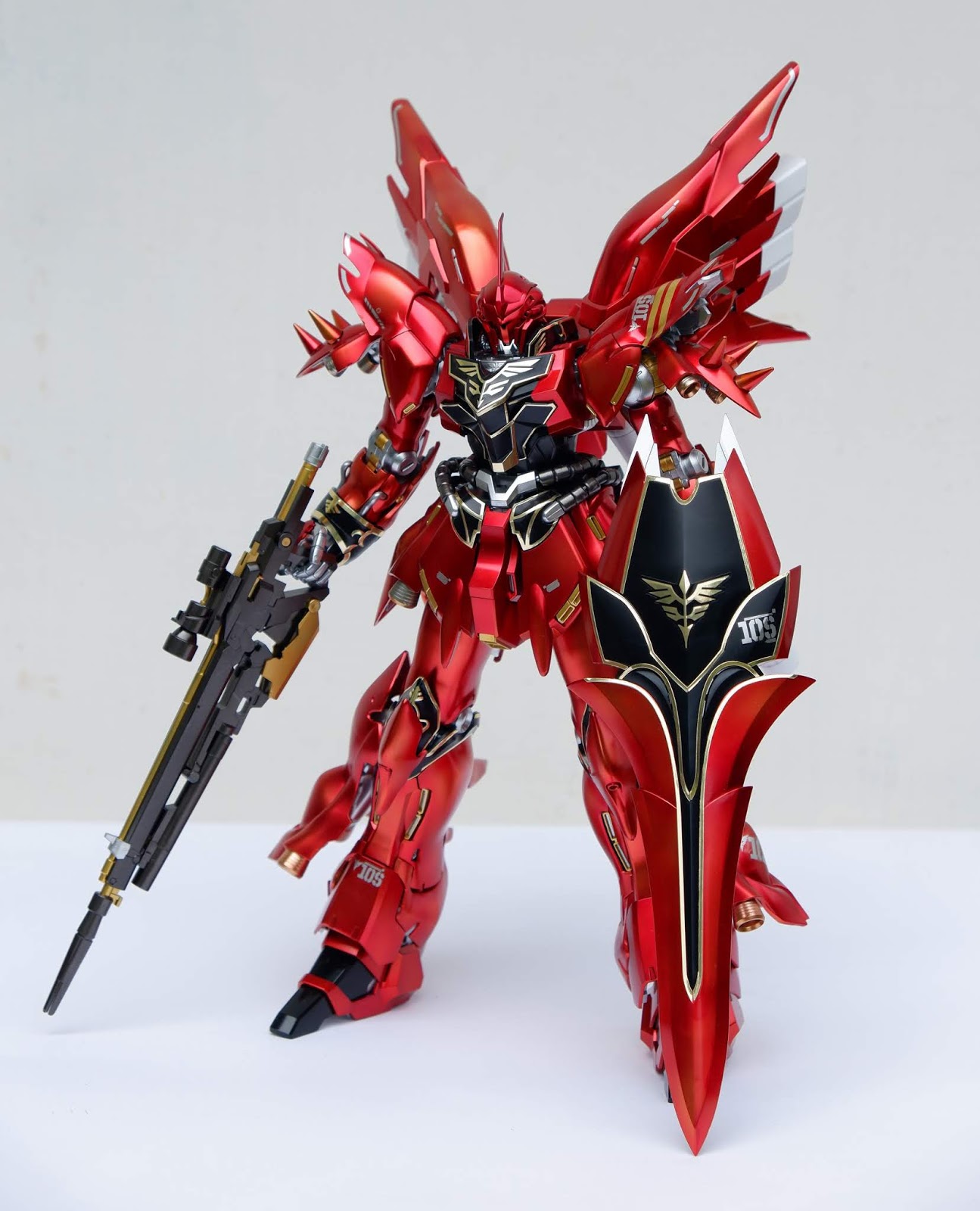 Painted Build: MG 1/100 MSN-06S Sinanju Ver. Ka