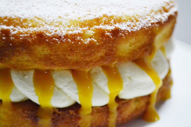All The Little Extras: Coconut & Mango Victoria Sponge