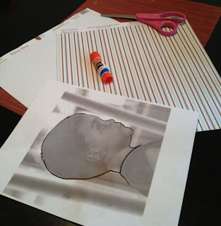 A Little Artsy & A Little Craftsy: Paper Portrait