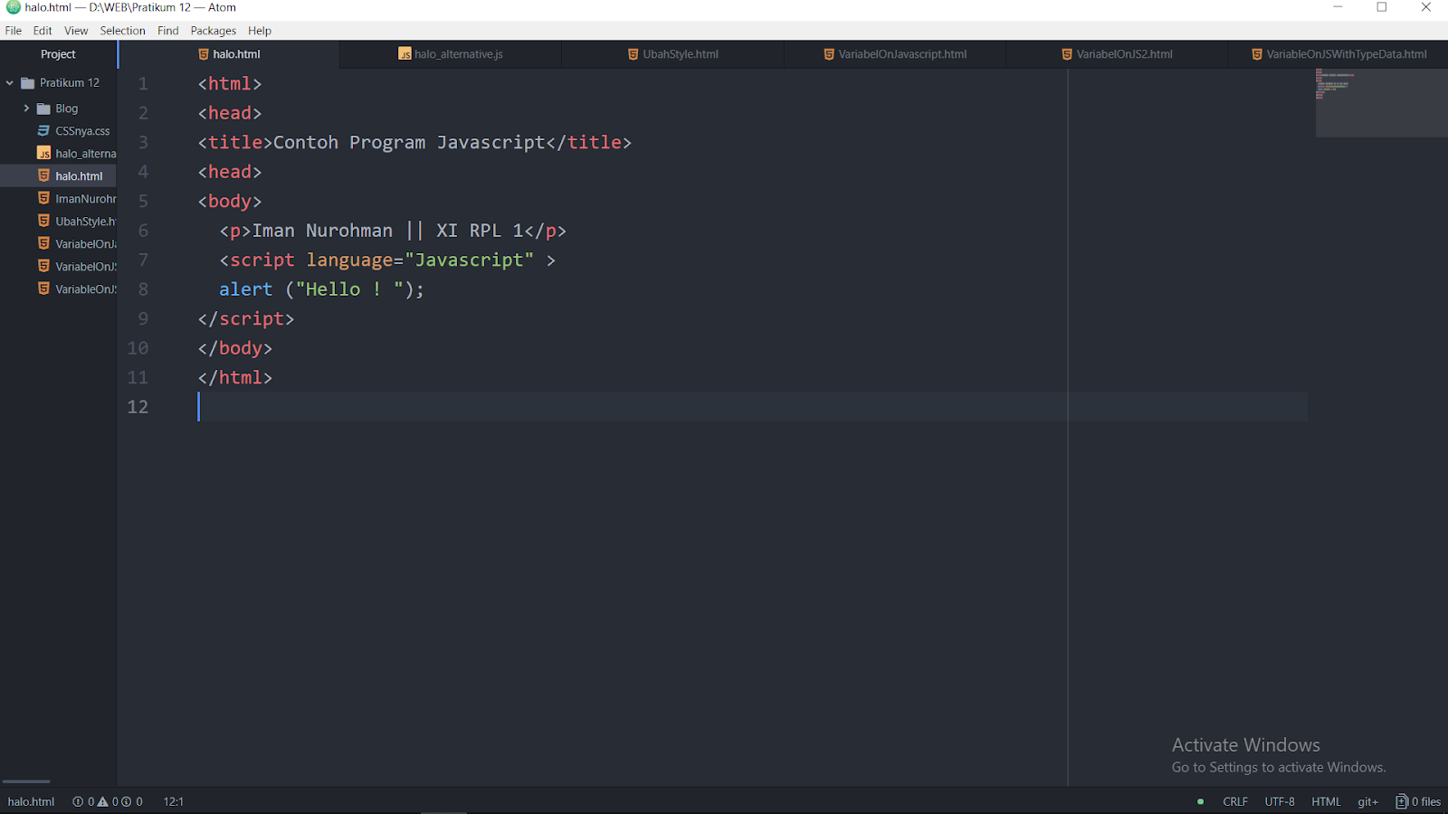 Pemrograman JavaScript - Serba Serbi Programming