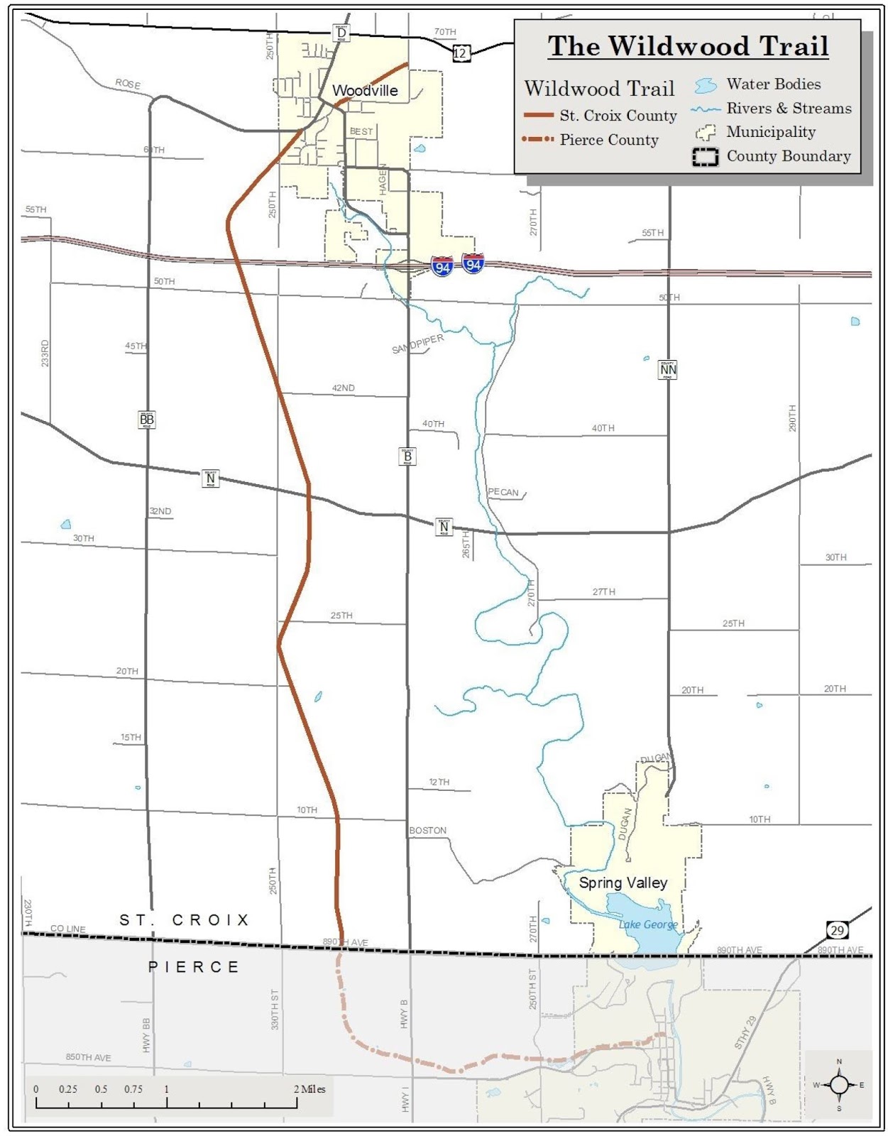 Day Hiking Trails: Wildwood Trail segment passes farm fields