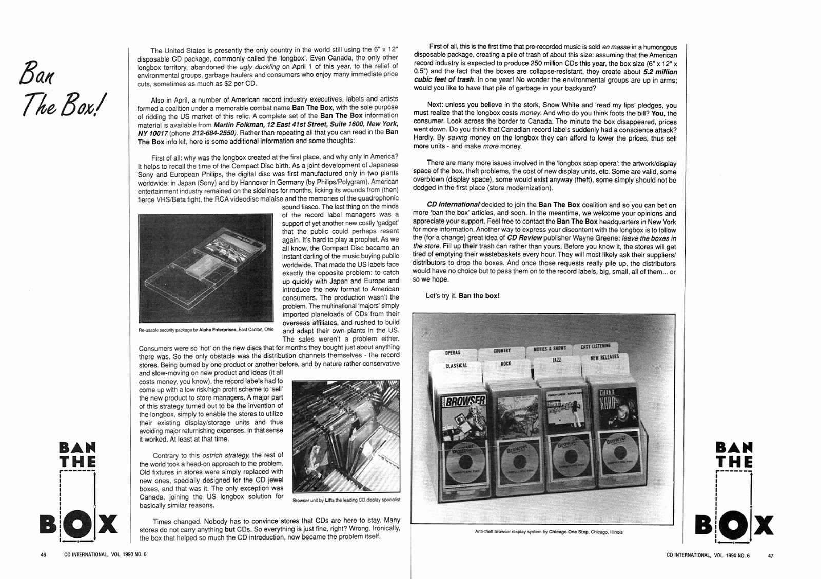 The CD Longbox - 360°Sound