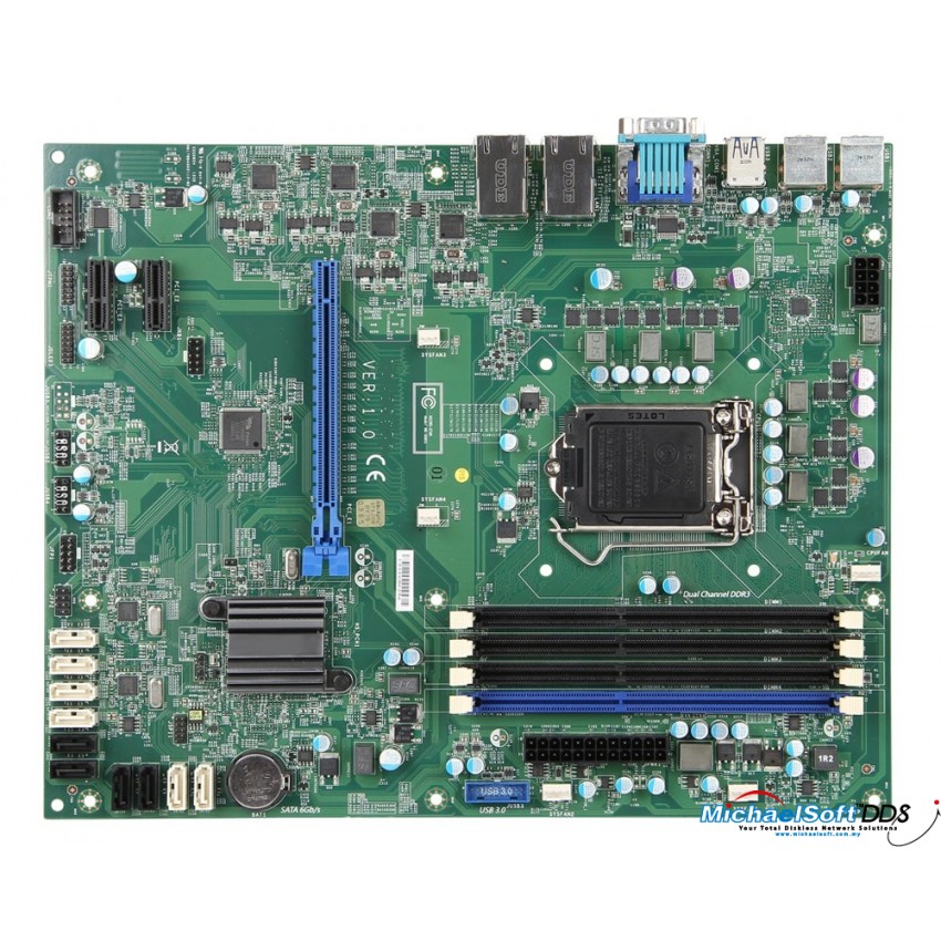 MSI customized 10 SATA Port Motherboard - DDS Diskless Network ...