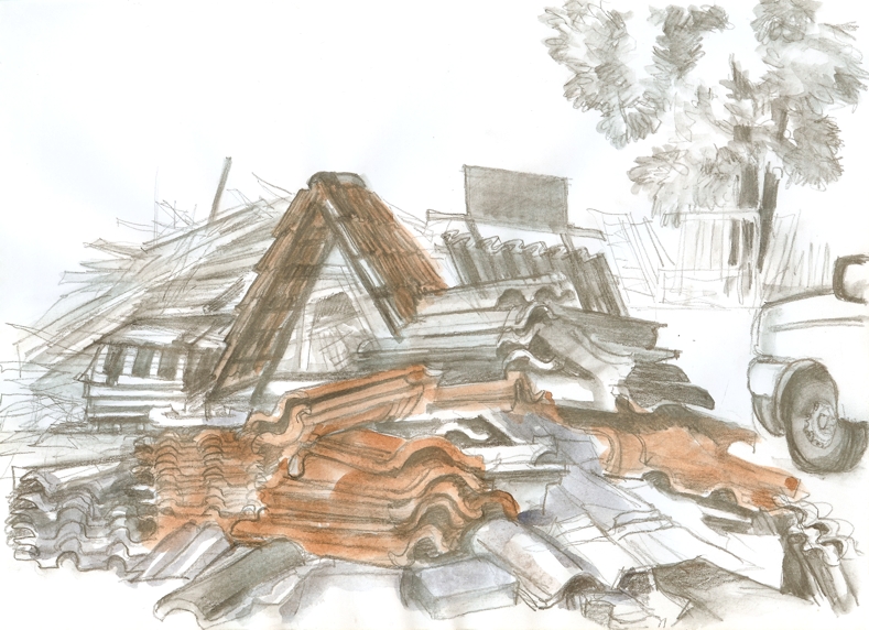 A sketch in time: Salvage Yard