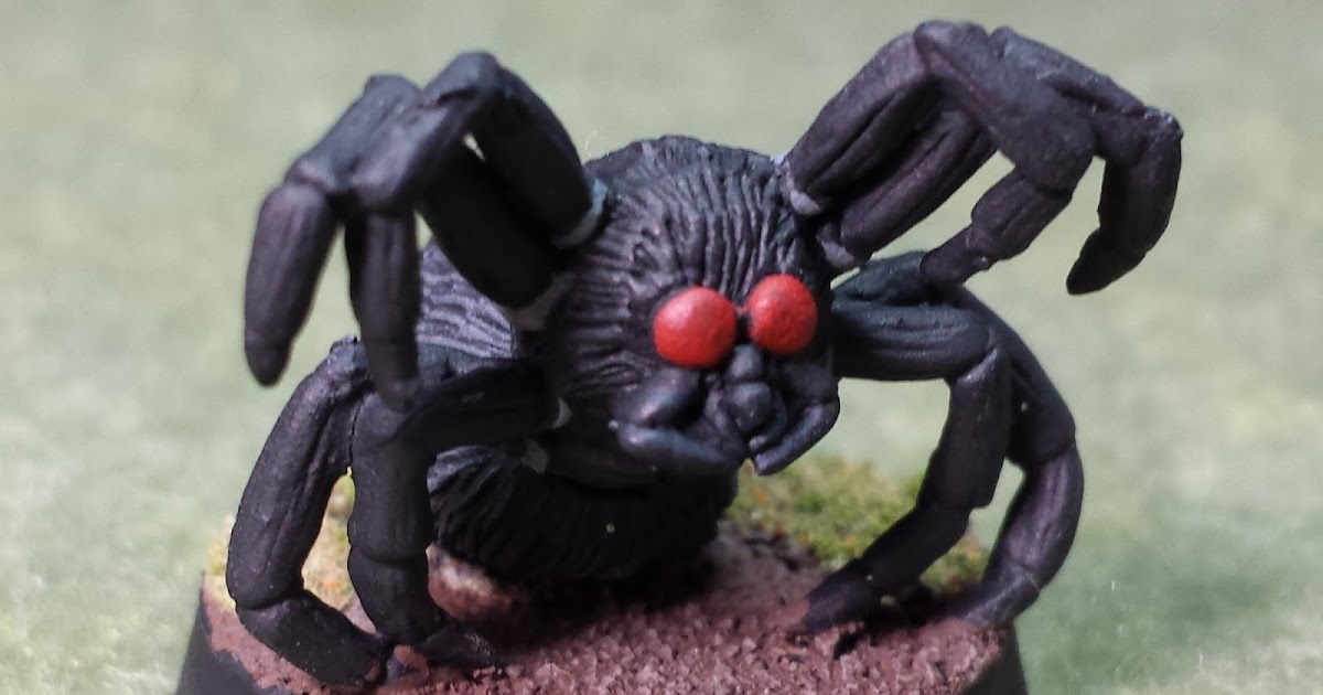 15mm Giant Spider - Jade Gaming News