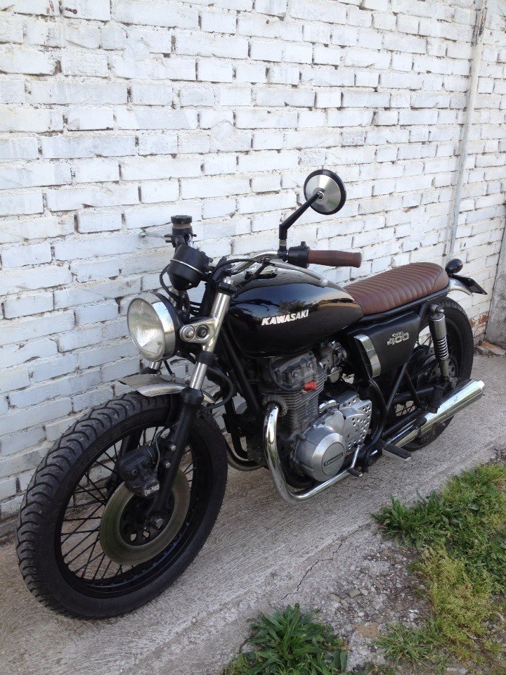 B.R.MoTo Art: kawasaki z400 1976 BR015