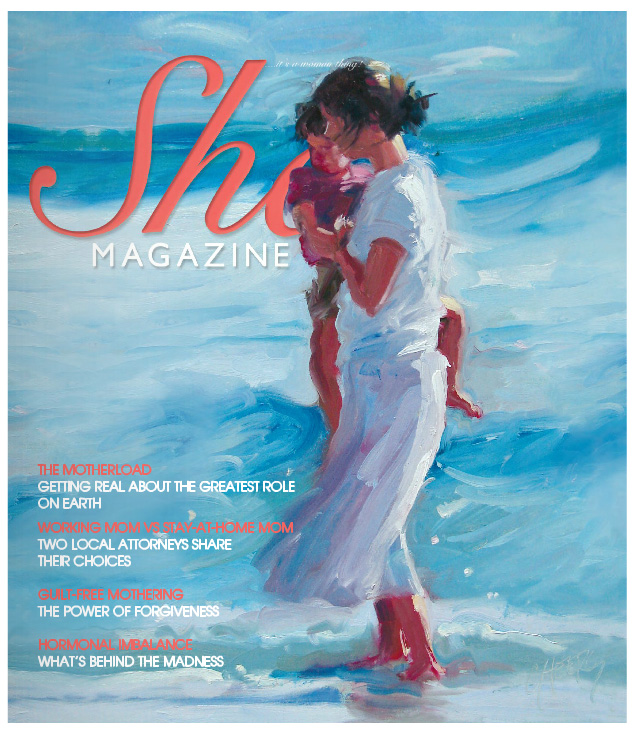 [A Painter's Journal] Windy Beach on She Magazine Cover