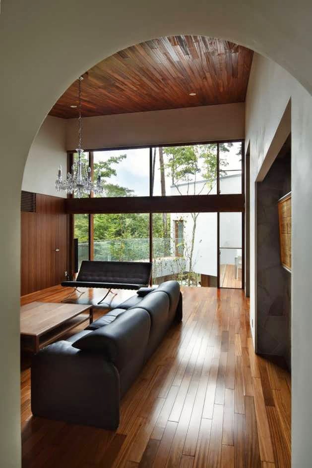 Daisen Unusual Natural House Design Wraps Around Trees ~ THE ...
