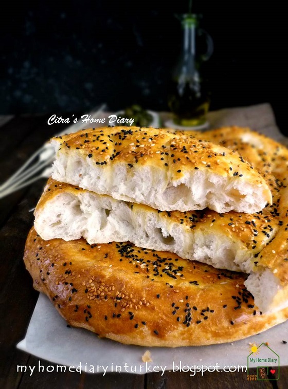 Citra's Home Diary: No knead Ramazan Pidesi / Turkish Ramadan Pide ...