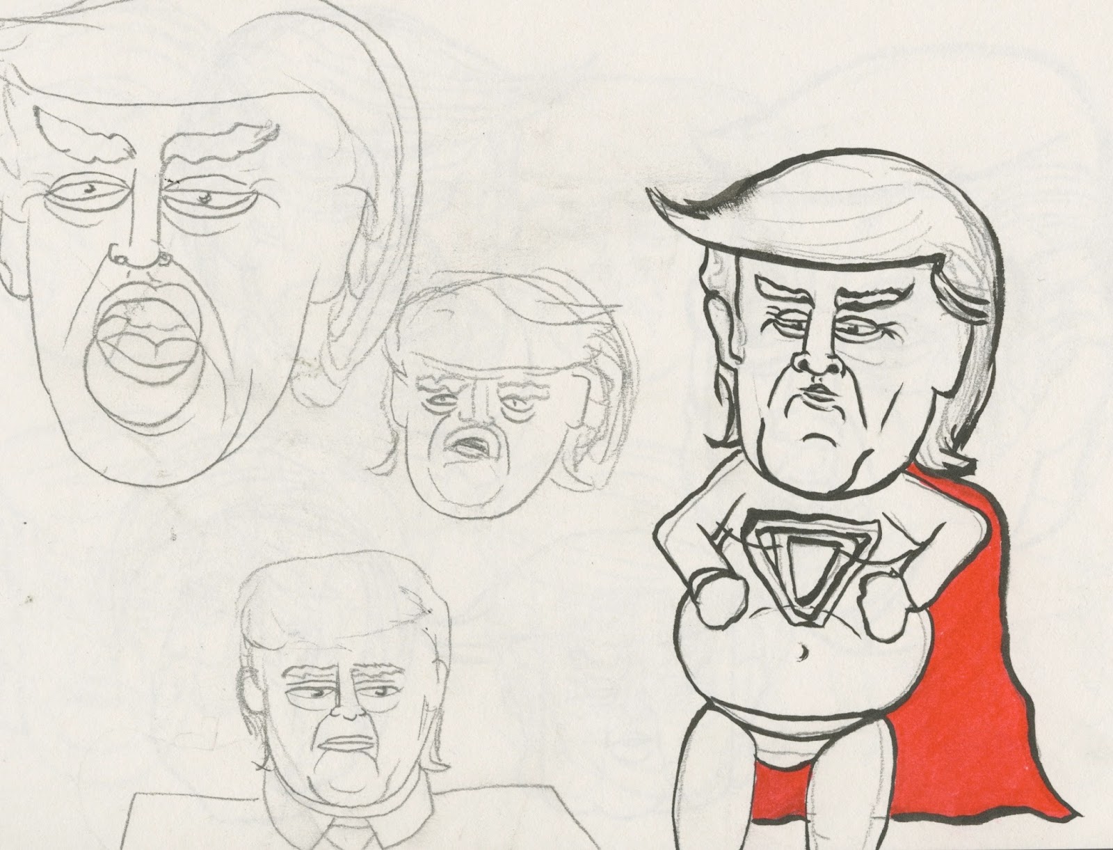 Context of Practice : Trump character work