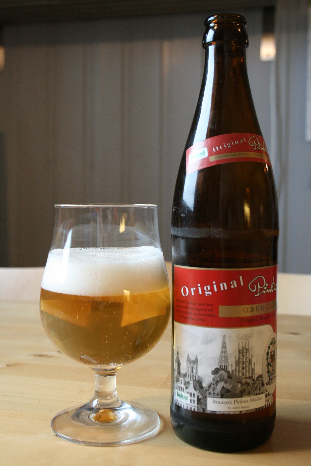 Tommys ølblogg: Øltest: Brauerei Pinkus Müller, Orginal Pinkus, 5,1%