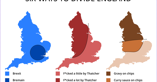 Tamerlane's Thoughts: Six ways to divide England